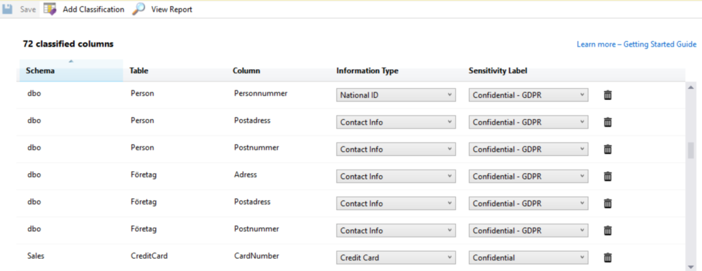 SSMS Data Classification part 2 - SQL Service